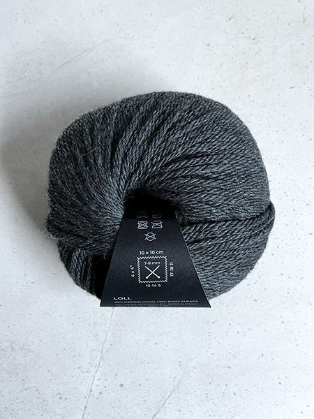 (sold out) LOLL MEDIUM GREY HEATHER (125gr.)– Project Weekend