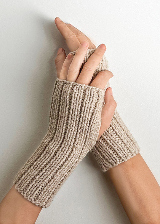 DIGITAL KNITTING PATTERN : WANDERLUST WRIST WARMERS– Project Weekend
